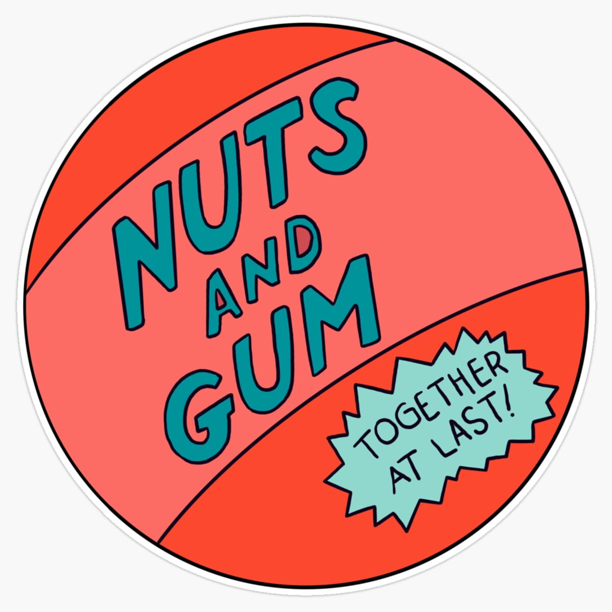 Maneki Nuts And Gum Er, Phone Decal Water Bottle Stickers Car Decals ...