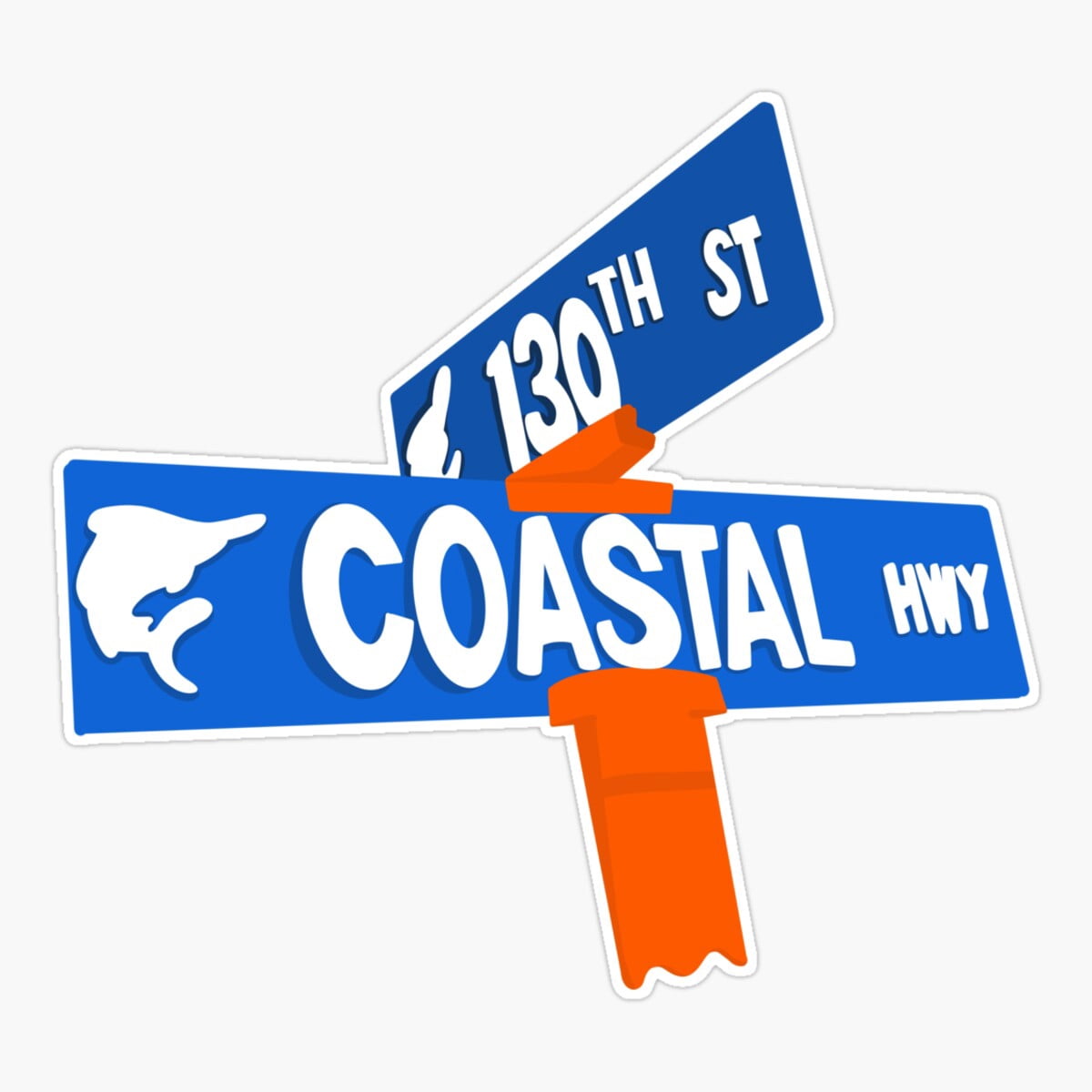 Maneki Ocean City Maryland Coastal Highway Sticker, Phone Decal Water ...