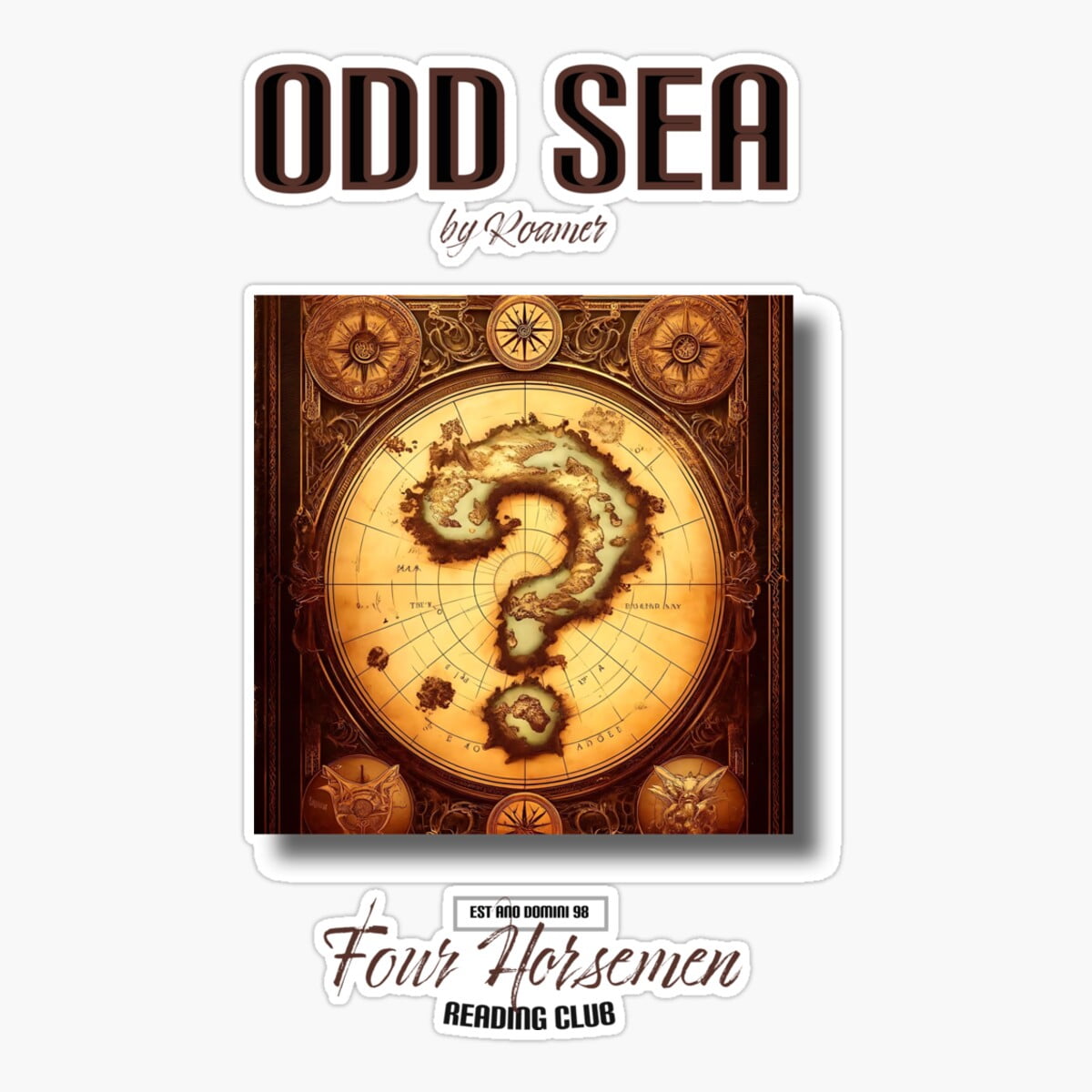 Maneki Odd Sea By Roamer Sticker, Phone Decal Water Bottle Stickers Car ...