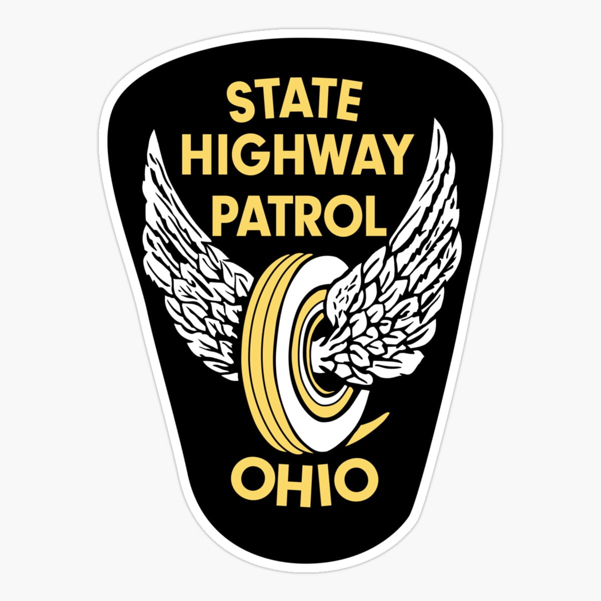 Maneki Ohio State Highway Patrol Er, Phone Decal Water Bottle Stickers ...