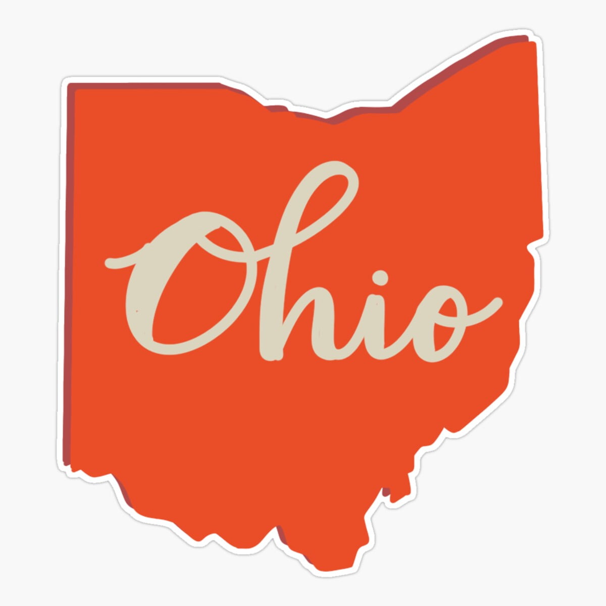 Maneki Ohio State Sticker, Phone Decal Water Bottle Stickers Car Decals ...