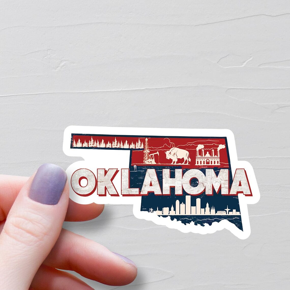 Maneki Oklahoma Er, Vinyl Ers, Travel Ers, Oklahoma Map Er, Oklahoma ...