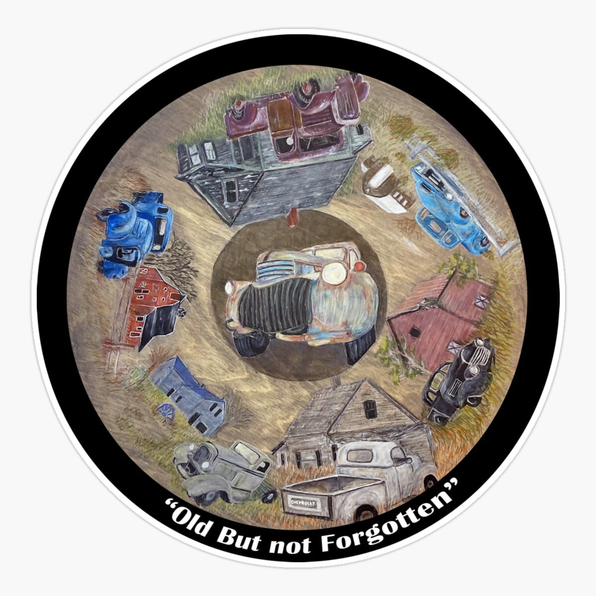 Maneki Old But Not Forgotten Er, Phone Decal Water Bottle Stickers Car ...