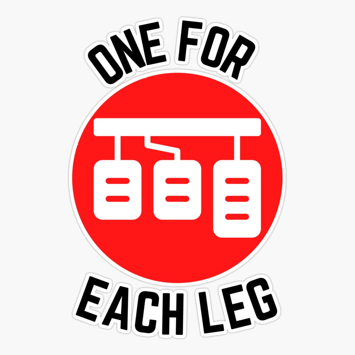 Maneki One For Each Leg Retro Mens Boys Er, Phone Decal Water Bottle ...
