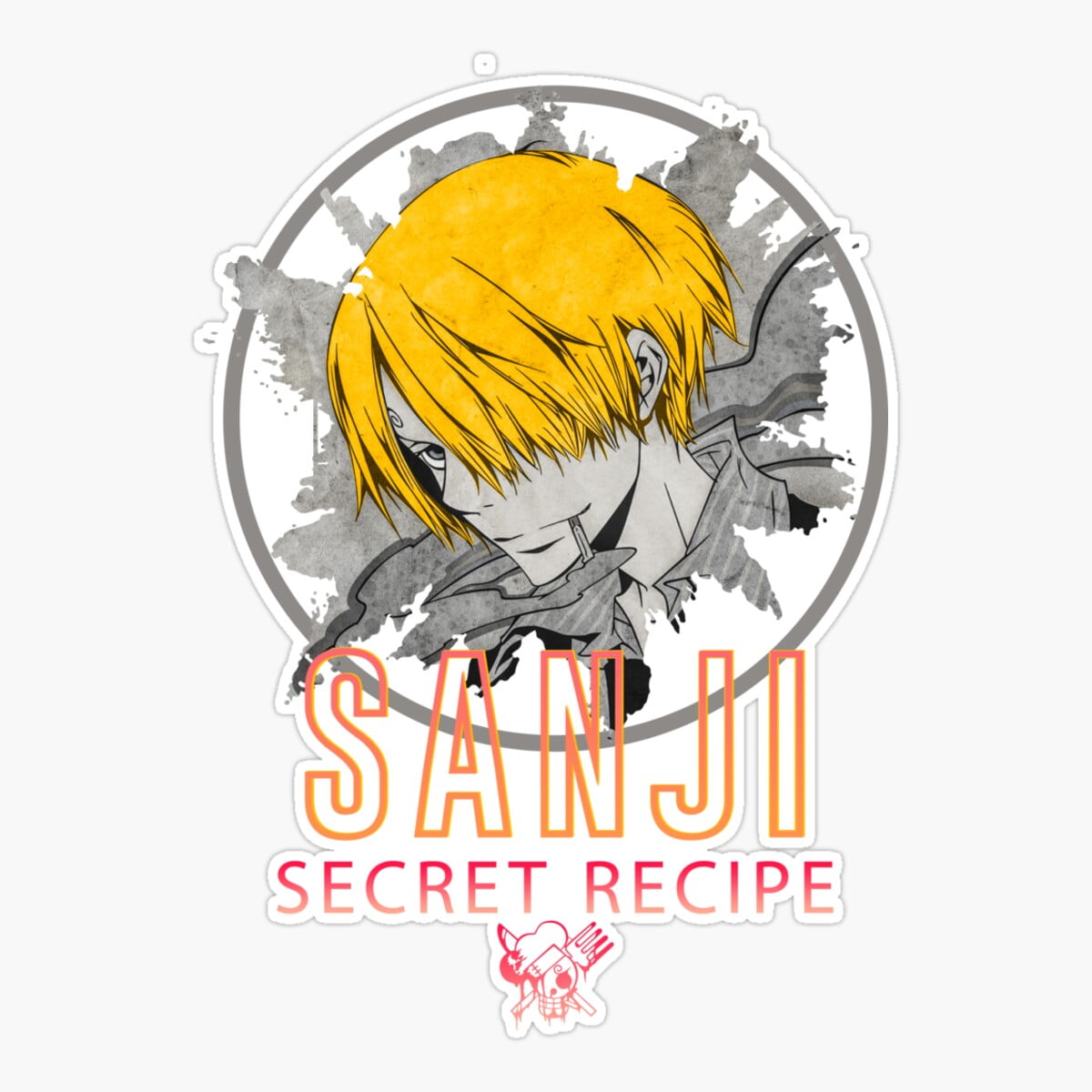 Maneki One Piece The Secret Recipe Sticker, Phone Decal Water Bottle ...