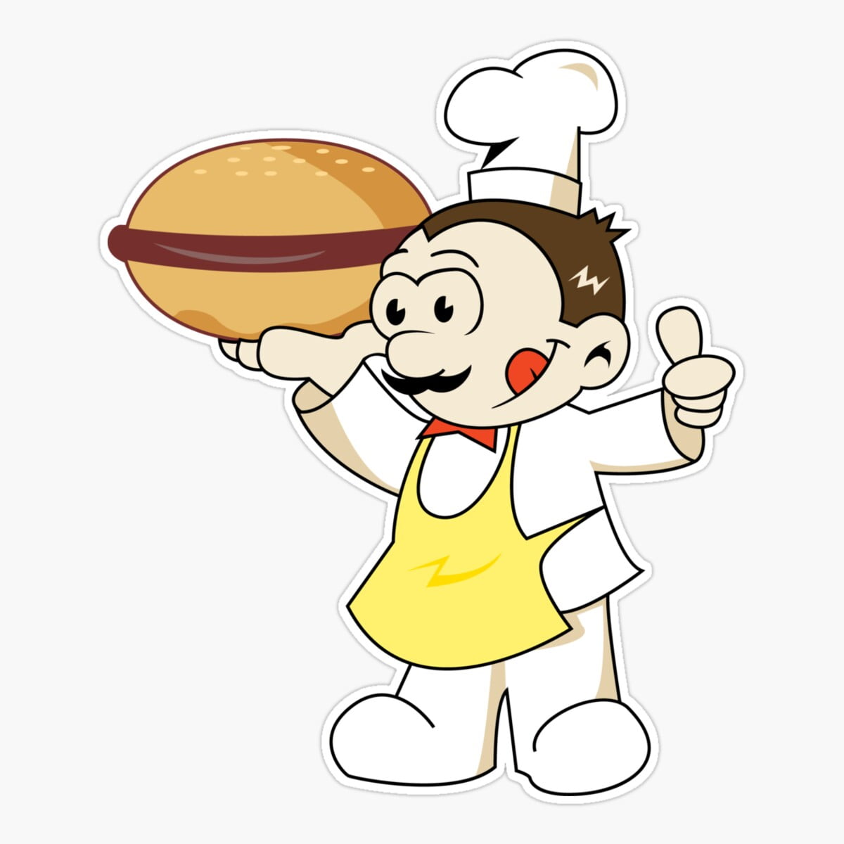 Maneki One Tasty Burger Comming :) Sticker, Phone Decal Water Bottle ...