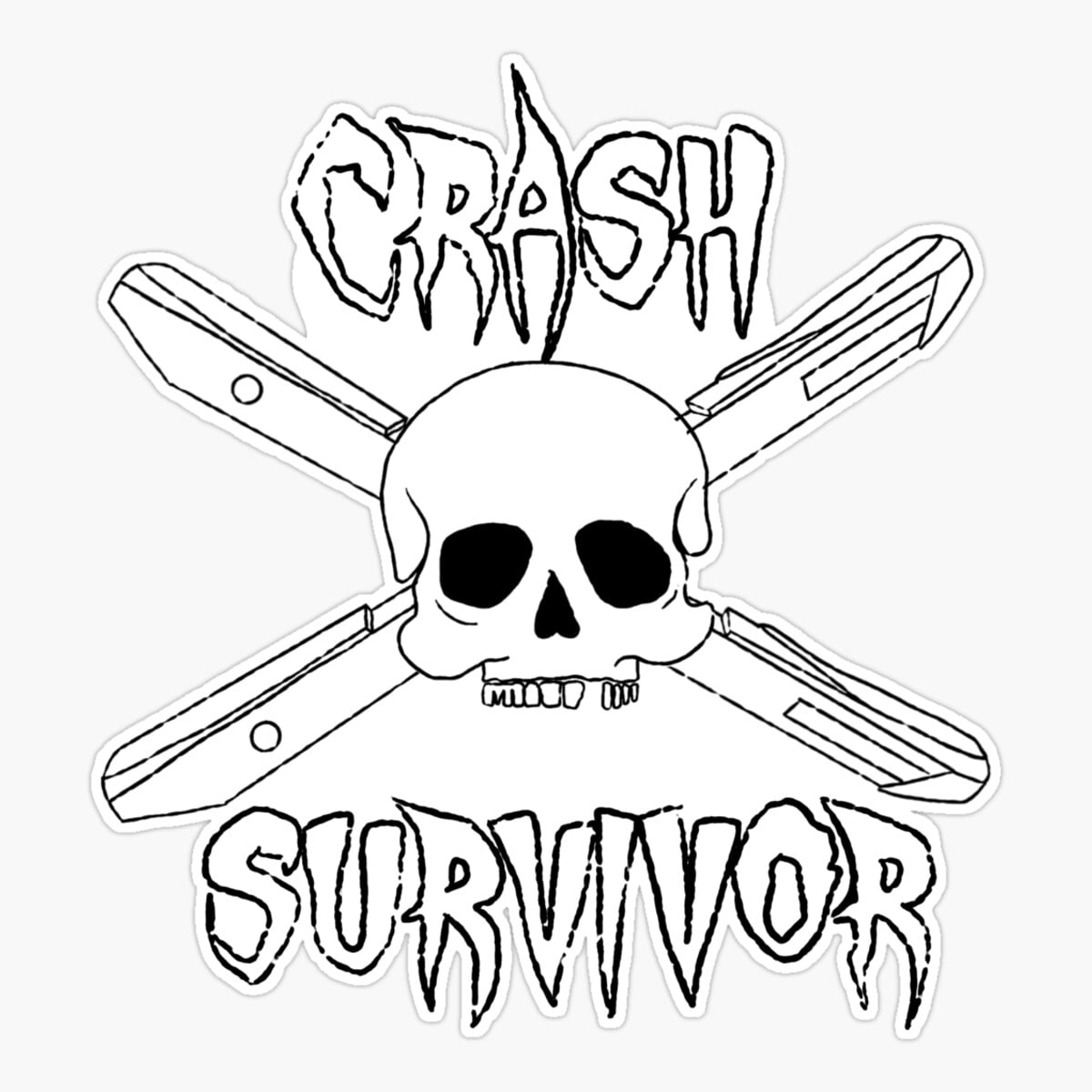 Maneki Onewheel Crash Survivor Er, Phone Decal Water Bottle Stickers ...