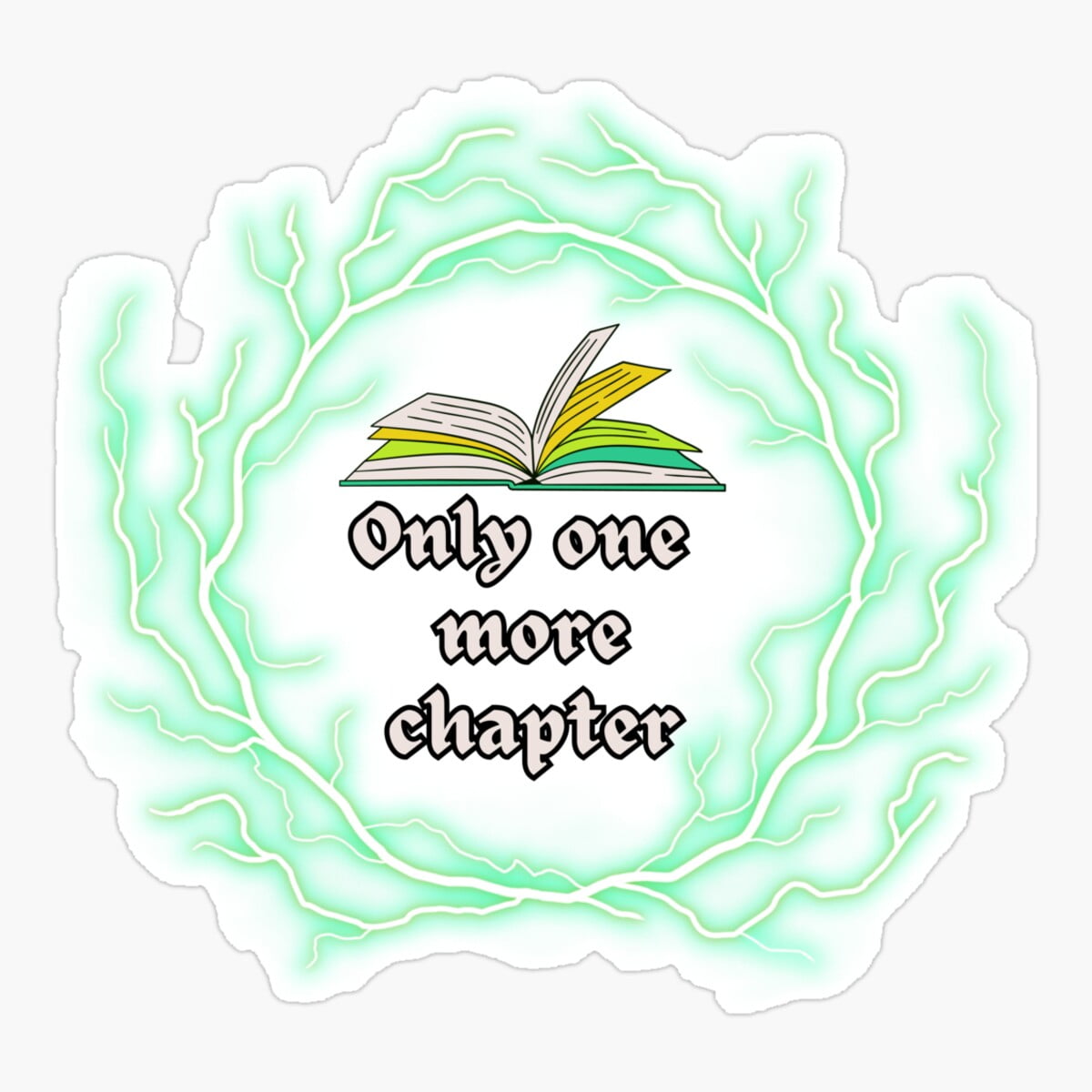 Maneki Only One More Chapter Sticker, Phone Decal Water Bottle Stickers ...