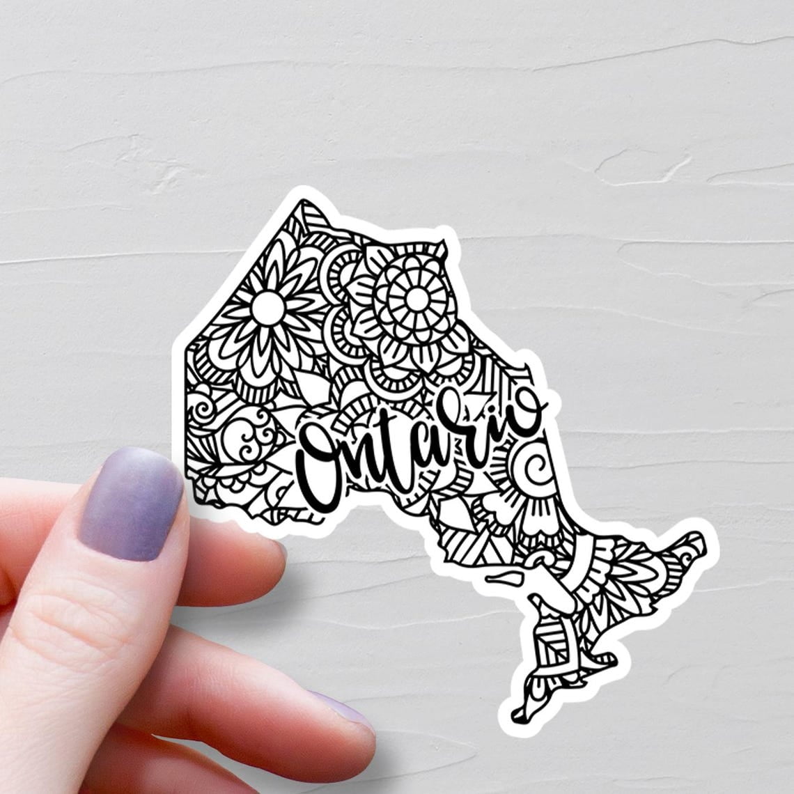 Maneki Ontario Er, Vinyl Travel Ers, Mandala Art, Ontario Map Er ...