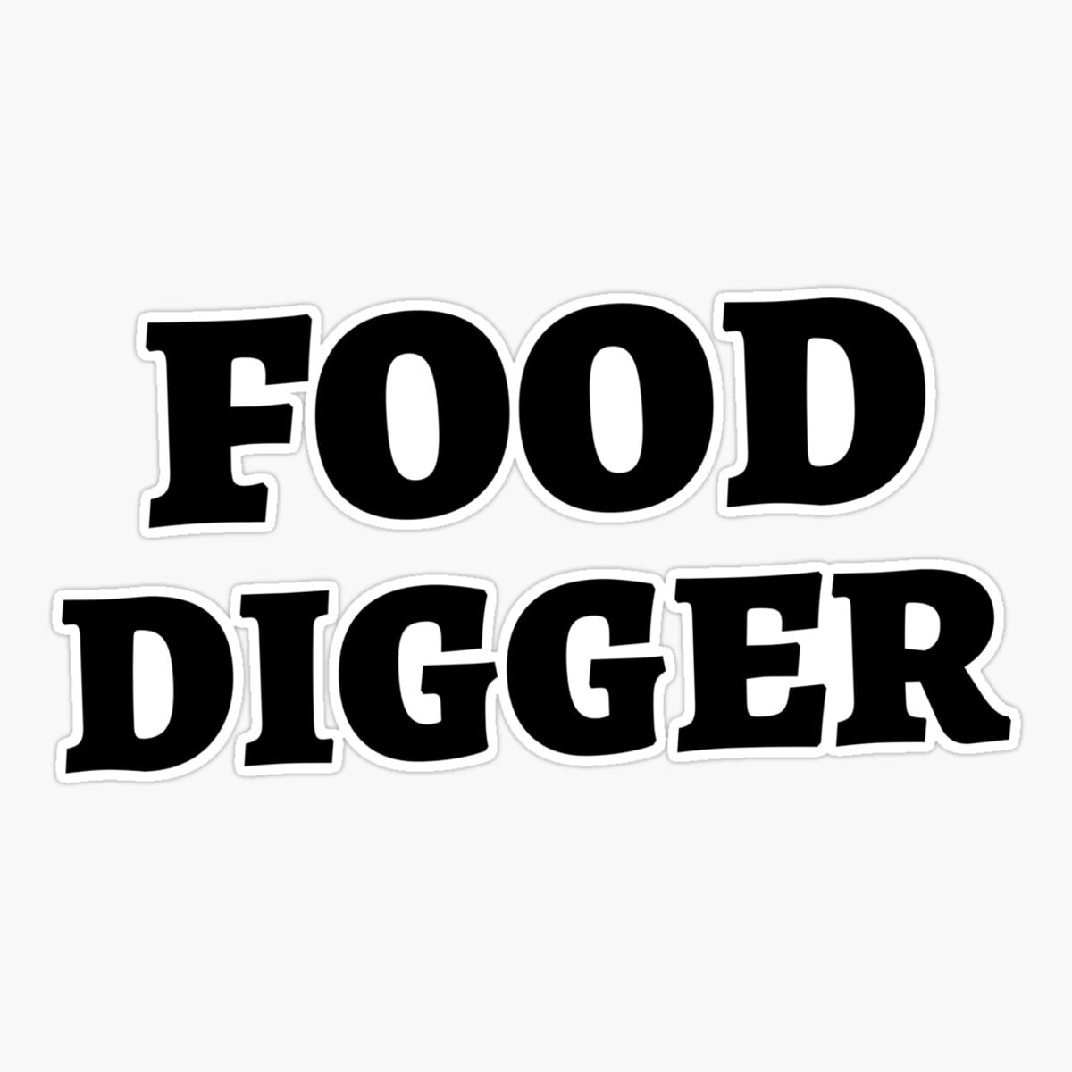 Maneki Ood Digger Sticker, Phone Decal Water Bottle Stickers Car Decals ...