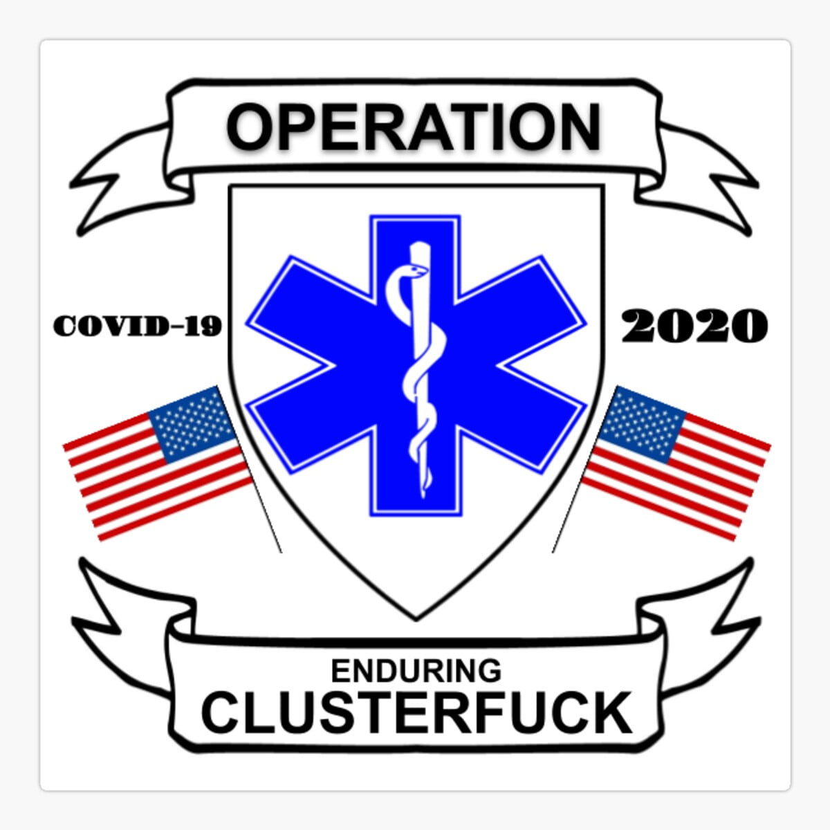 Maneki Operation Enduring Cluster Er, Phone Decal Water Bottle Stickers Car Decals, Funny ...