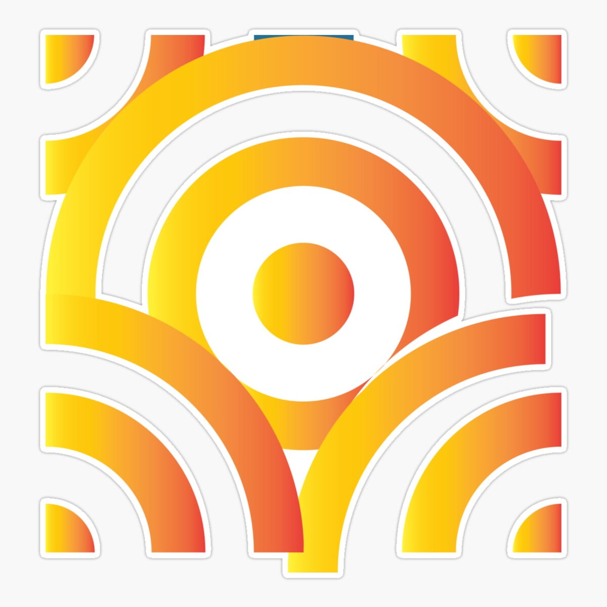 Maneki Orange Crush Sticker, Phone Decal Water Bottle Stickers Car ...