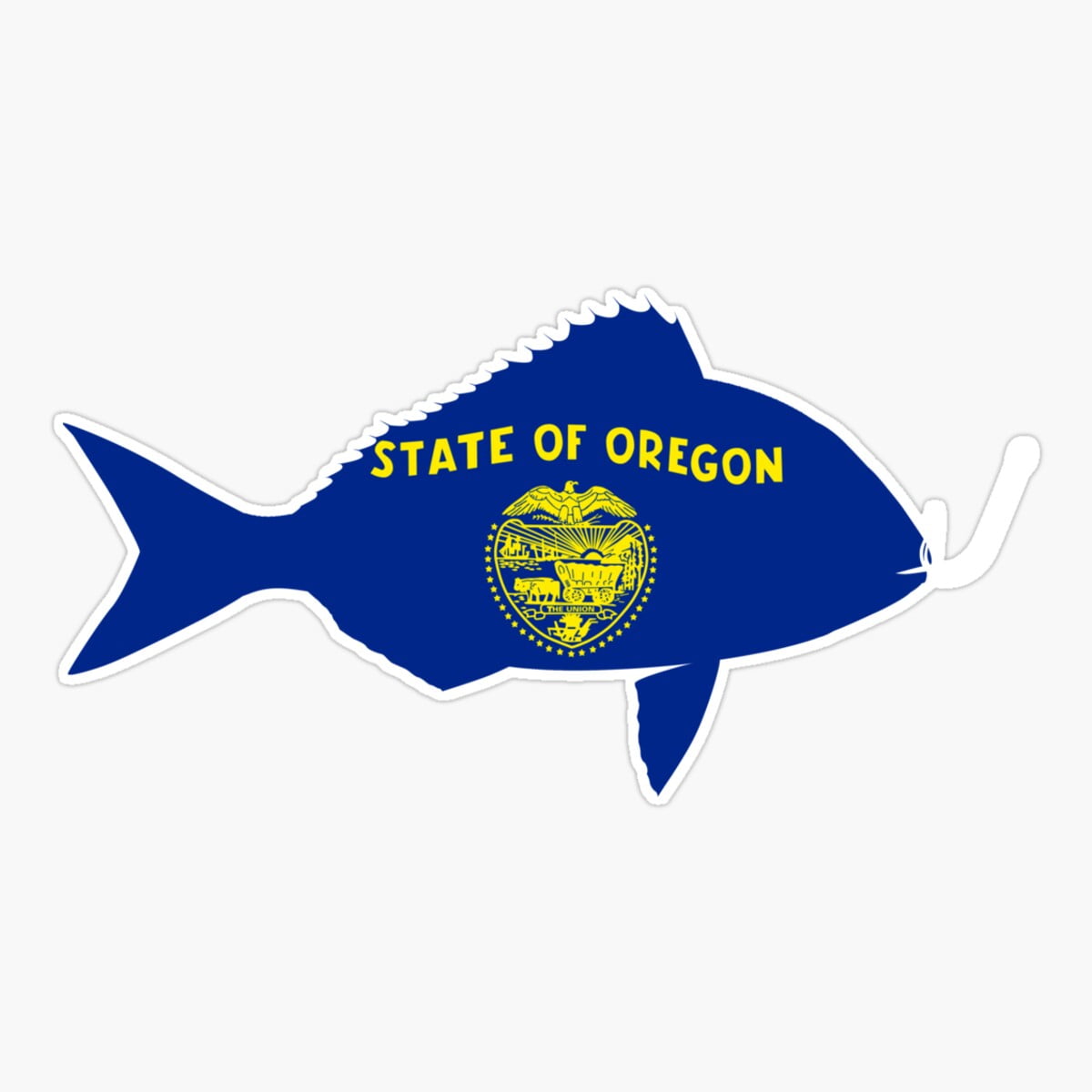 Maneki Oregon Isherman Er, Phone Decal Water Bottle Stickers Car Decals ...