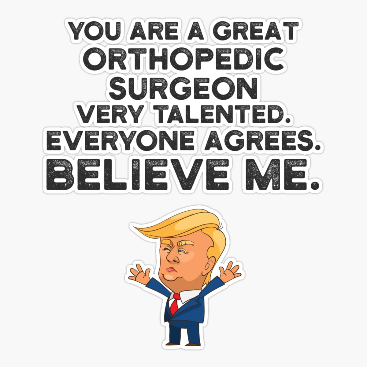 Maneki Orthopedic Surgeon Funny Er, Phone Decal Water Bottle Stickers ...