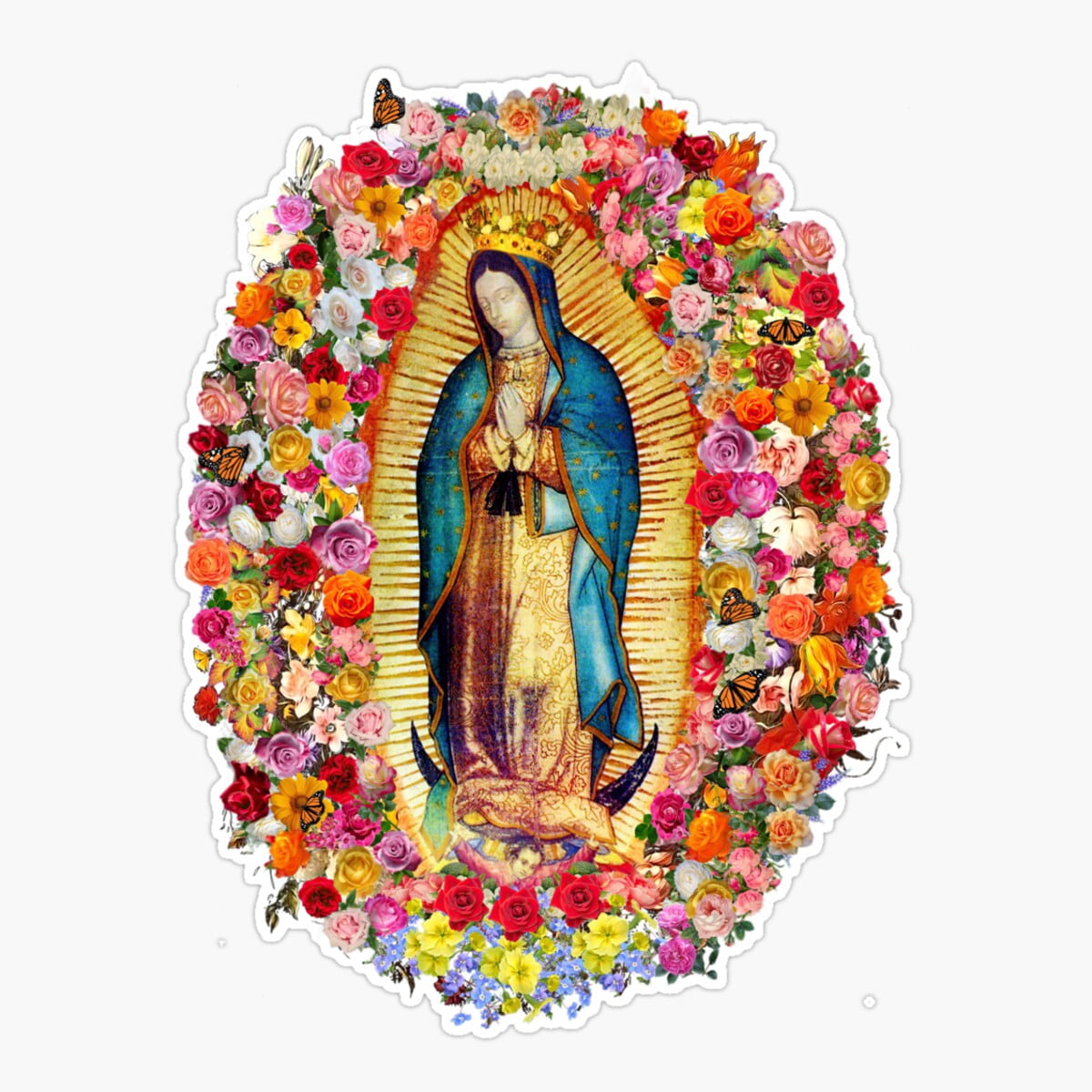 Maneki Our Lady O Guadalupe Mexican Virgin Mary Saint Mexico Catholic ...