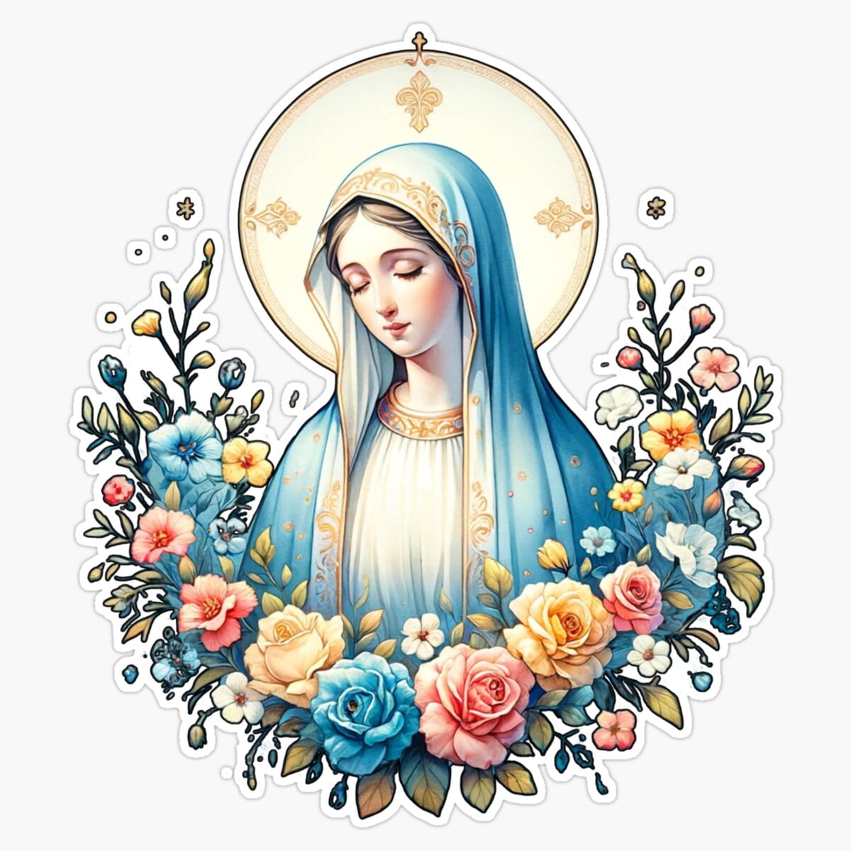 Maneki Our Lady Of Lourdes Saint Mary Powerful Symbol Mother Mary Er ...