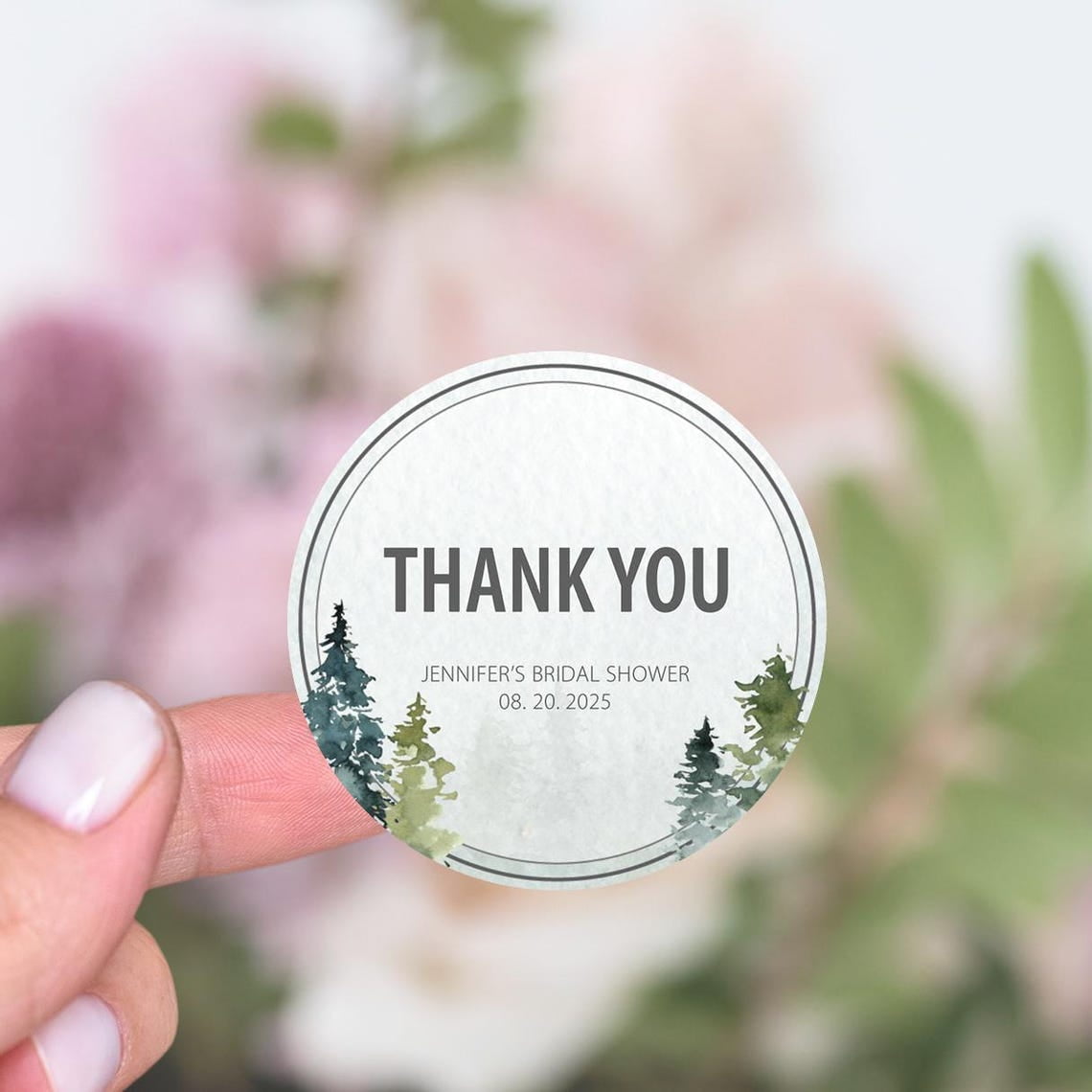 Maneki Outdoor Bridal Shower Thank You Ers, Camping Themed, Woodland ...