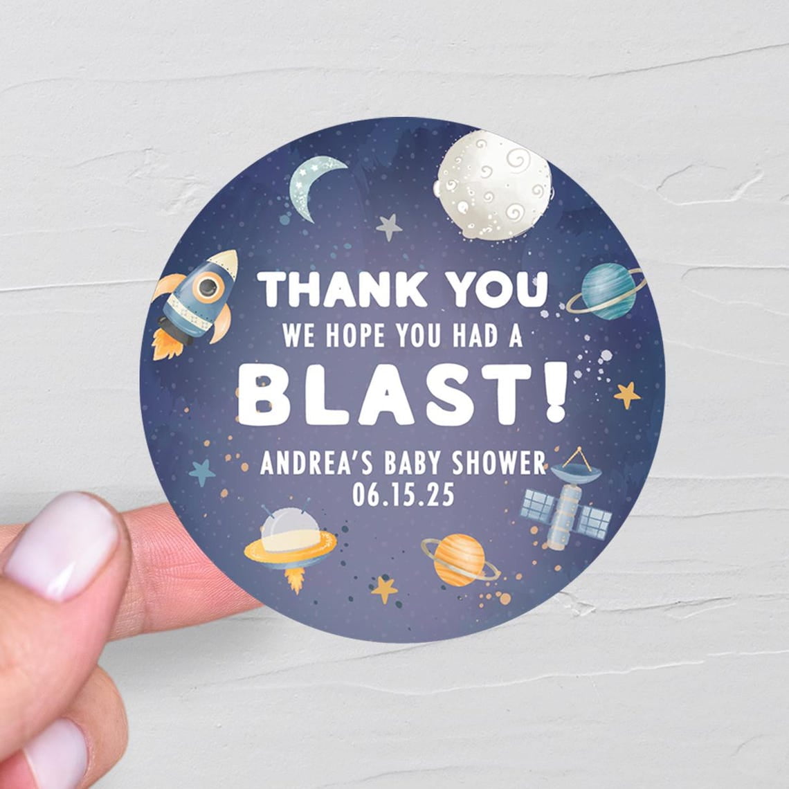 Maneki Outer Space Baby Shower Favors Ers, Astronaut Baby Shower, Out ...