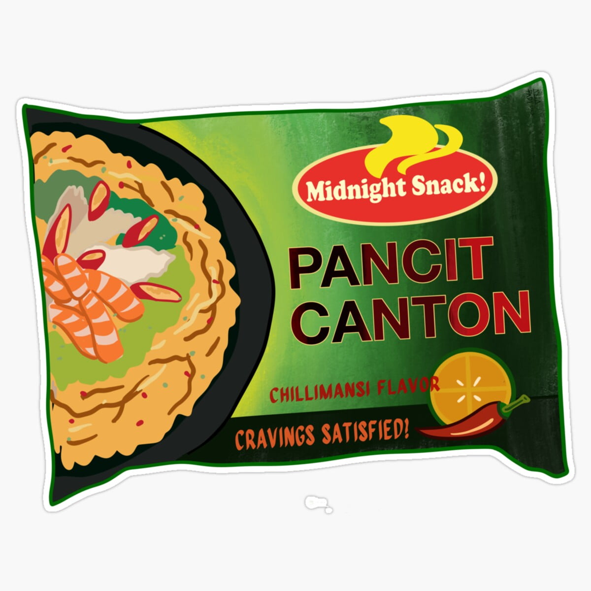 Maneki Pancit Canton Filipino Food Er Er, Phone Decal Water Bottle ...