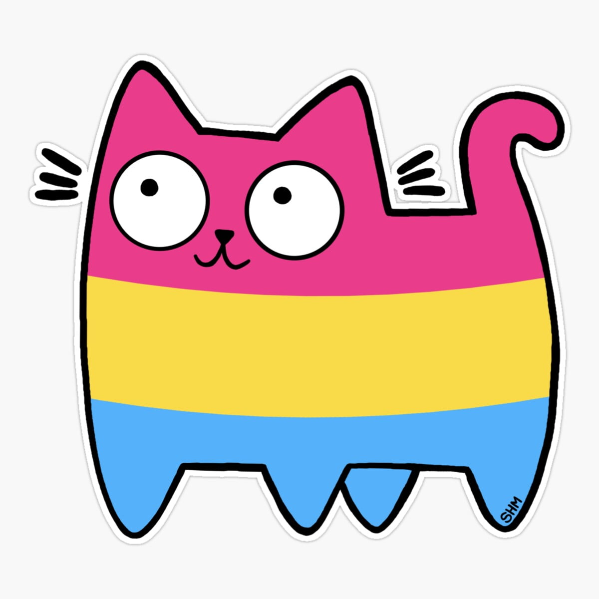 Maneki Panual Pride Cat Original (See V2 In My Shop) Er, Phone Decal ...