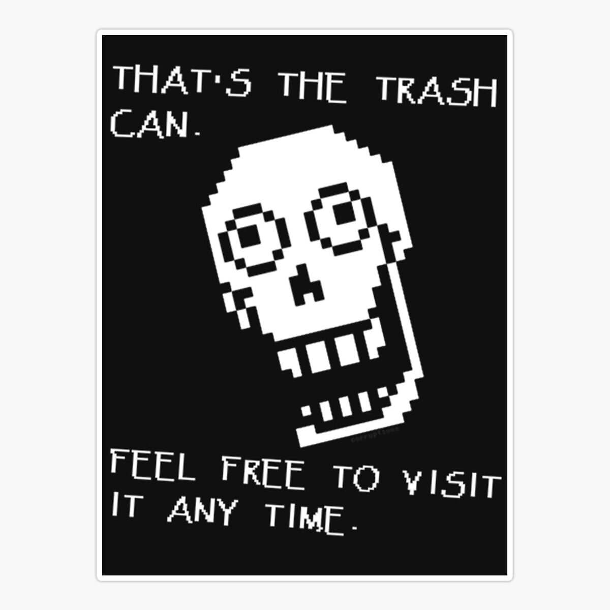 Maneki Papyrus - Undertale Quotes Er, Phone Decal Water Bottle Stickers ...