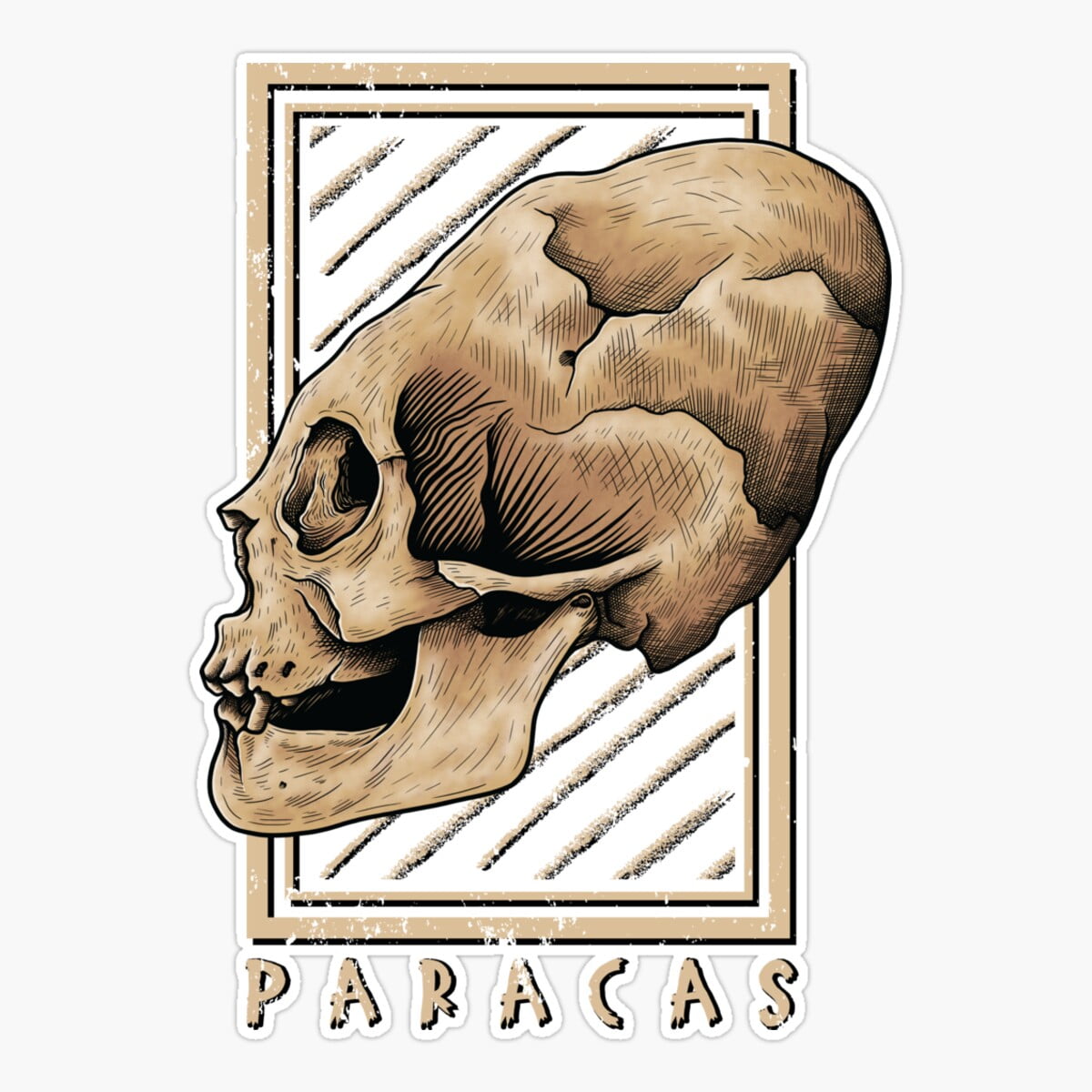 Maneki Paracas Skull - Original Ancient Peruvian Gate Skull Nephilim ...