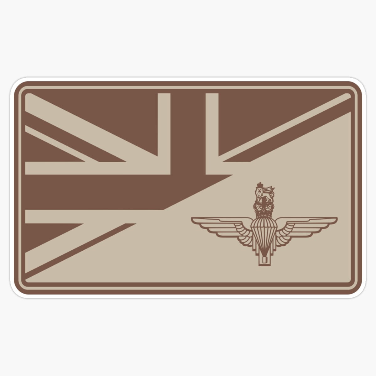 Maneki Parachute Regiment Union Jack Patch (Desert Subdued) Er, Phone ...