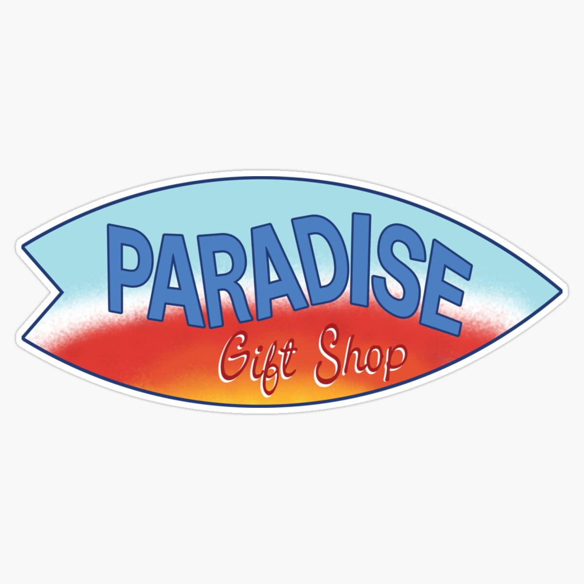 Maneki Paradise Gift Shop Swag - Almost Paradise Er, Phone Decal Water ...