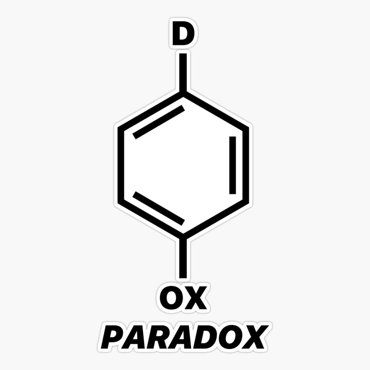 Maneki Paradox Chemistry Fun Benzene Jokes Er, Phone Decal Water Bottle ...