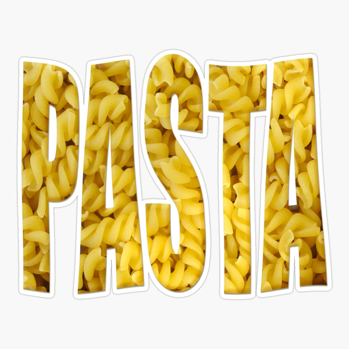 Maneki Pasta Pasta Sticker, Phone Decal Water Bottle Stickers Car ...