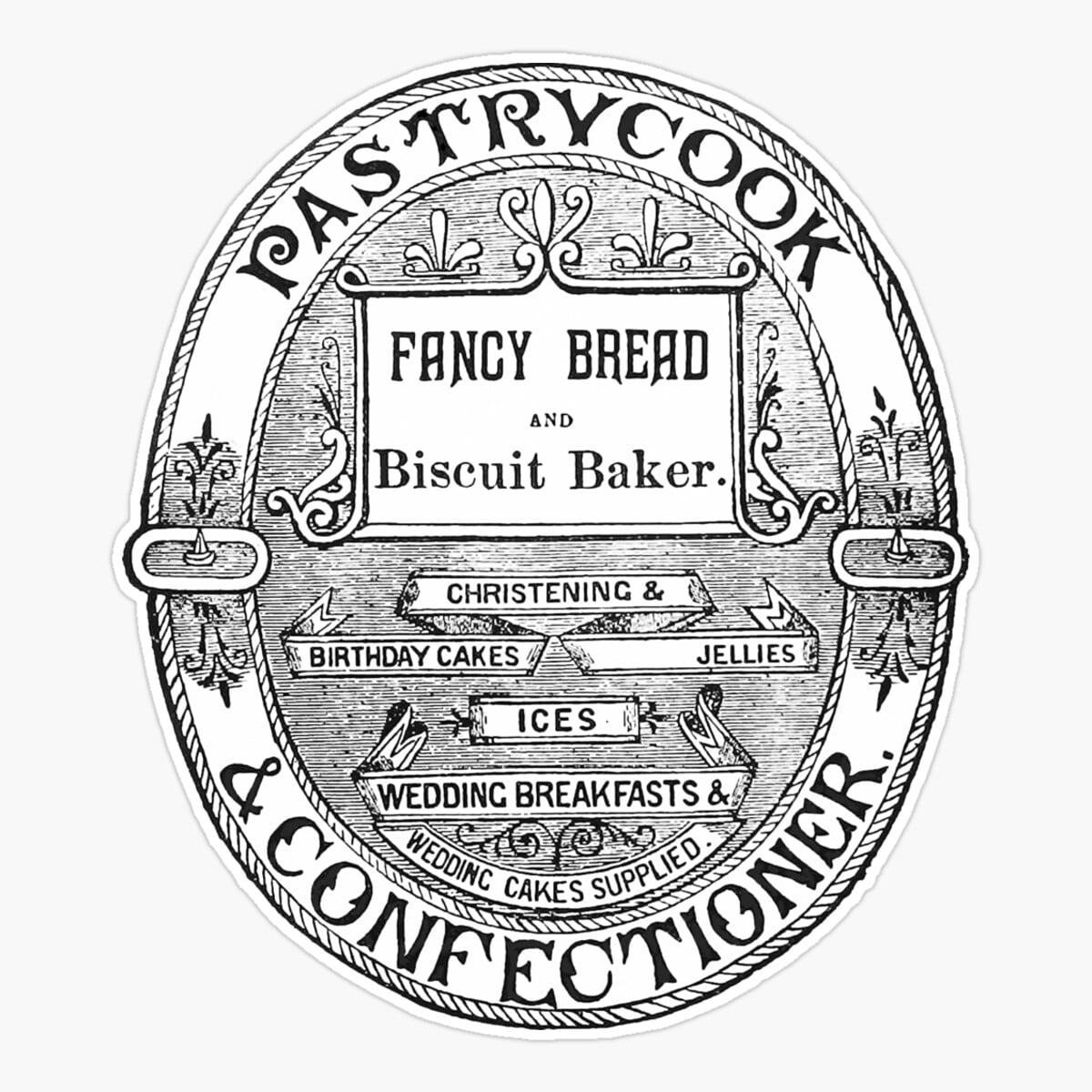 Maneki Pastry Cook And Conectionery Sticker, Phone Decal Water Bottle ...