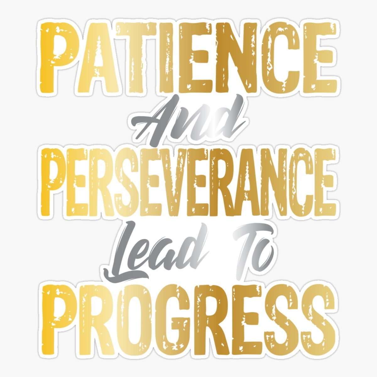 Maneki Patience Perseverance Lead To Progress Growth Mindset Tshirt Er ...