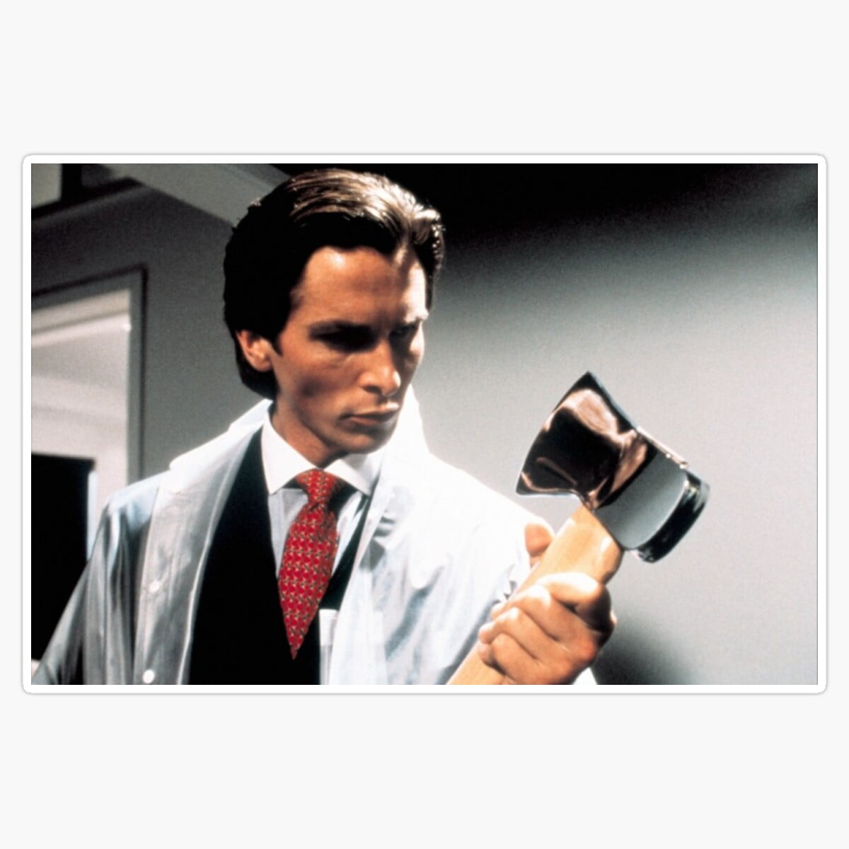 Maneki Patrick Bateman Axe American Psycho Design Er, Phone Decal Water ...