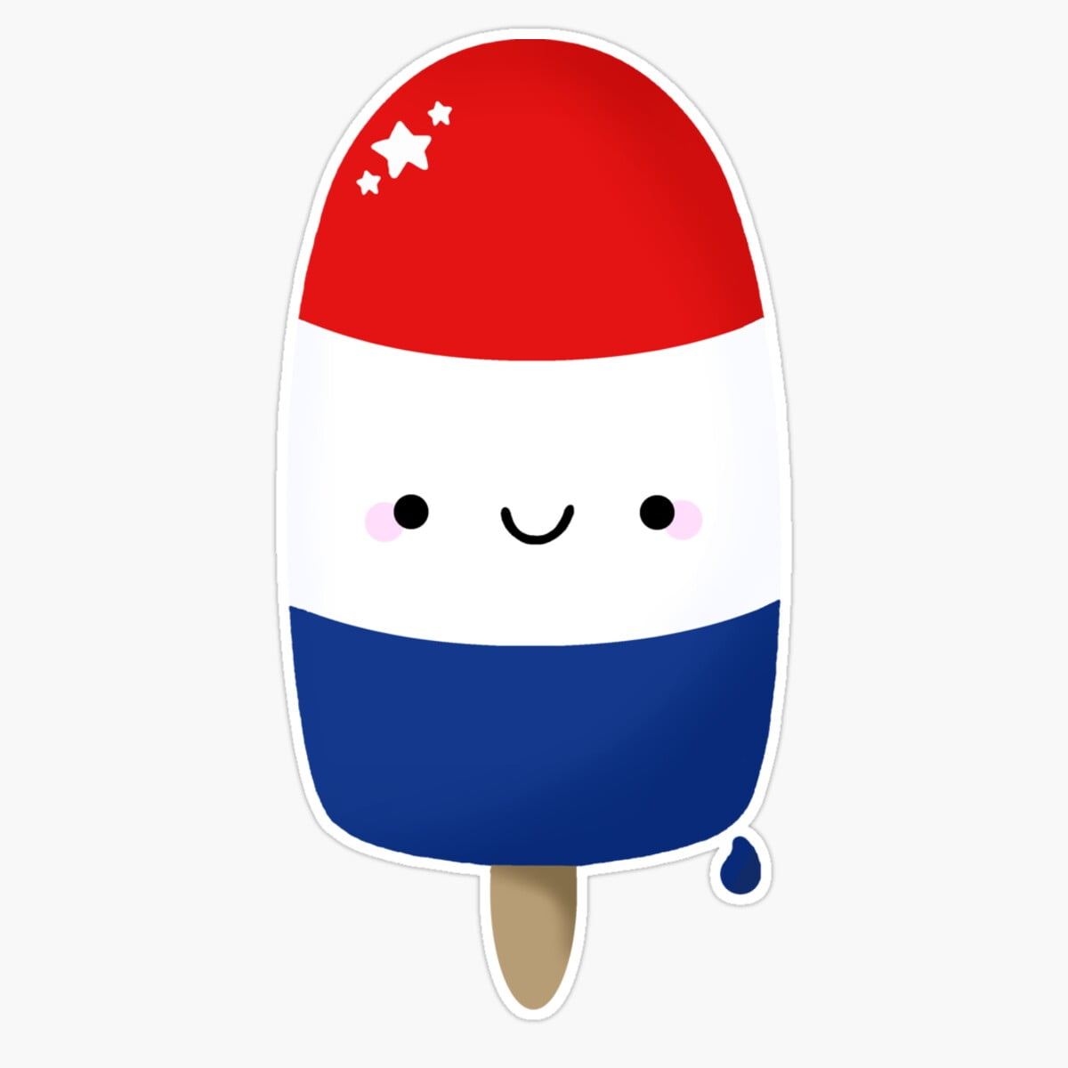 Maneki Patriotic Popsicle Er, Phone Decal Water Bottle Stickers Car ...