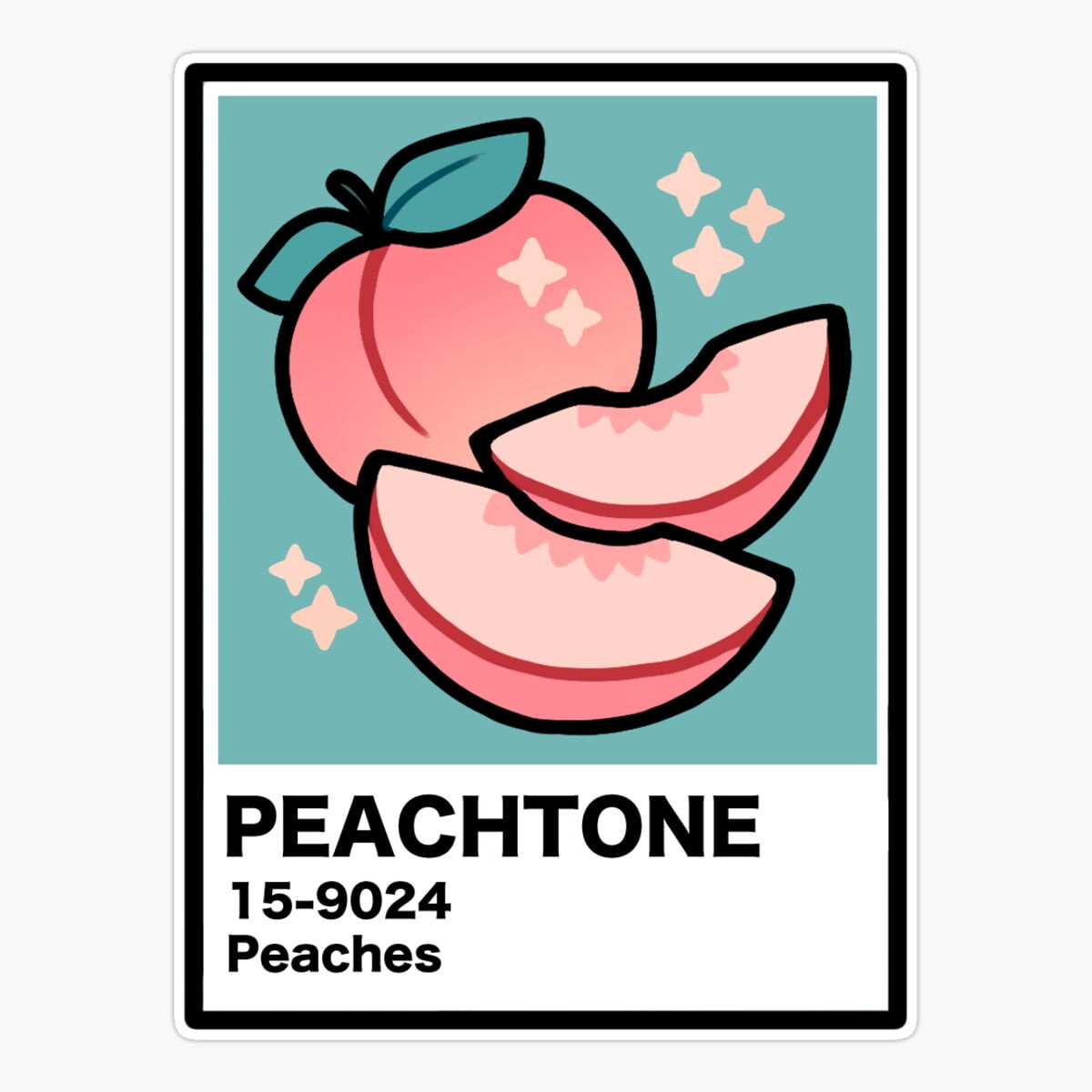 Maneki Peachtone Peaches Er, Phone Decal Water Bottle Stickers Car ...