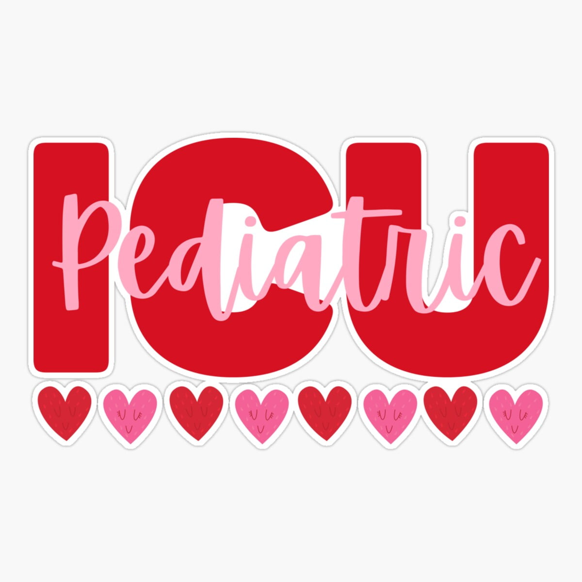 Maneki Pediatric Icu Valentine'S Day Design For Picu Team Er, Phone ...