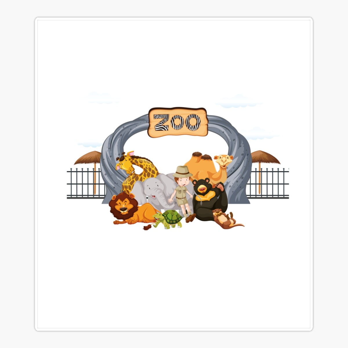 Maneki Peek-Zoo Become A Land,Peek-A-Zoo Become A Water Animal, Funny ...