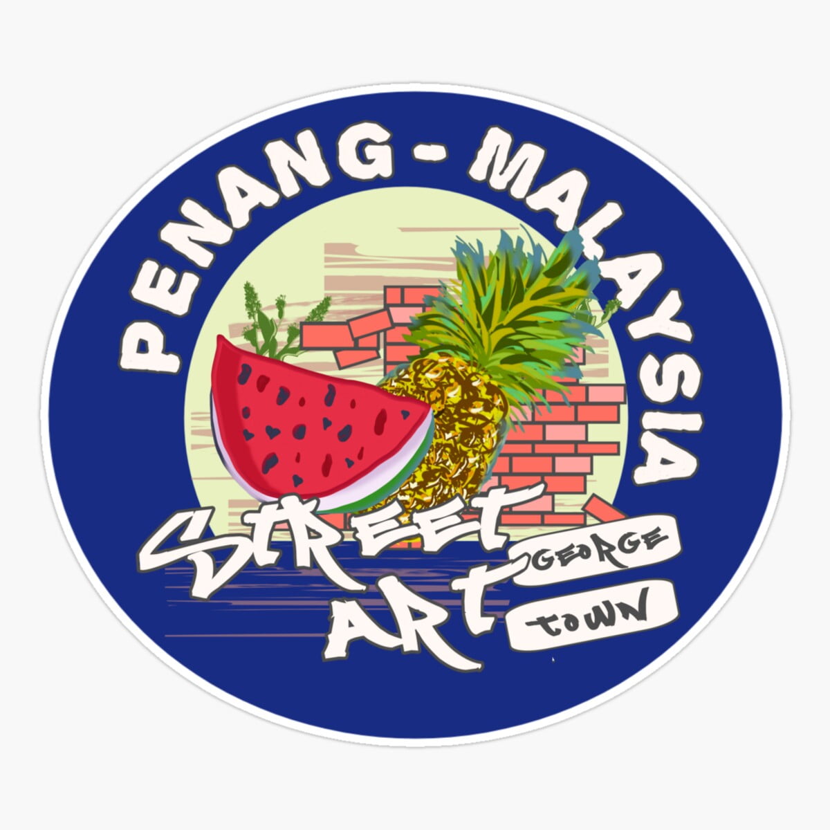 Maneki Penang Street Art George Town Malaysia Er, Phone Decal Water ...