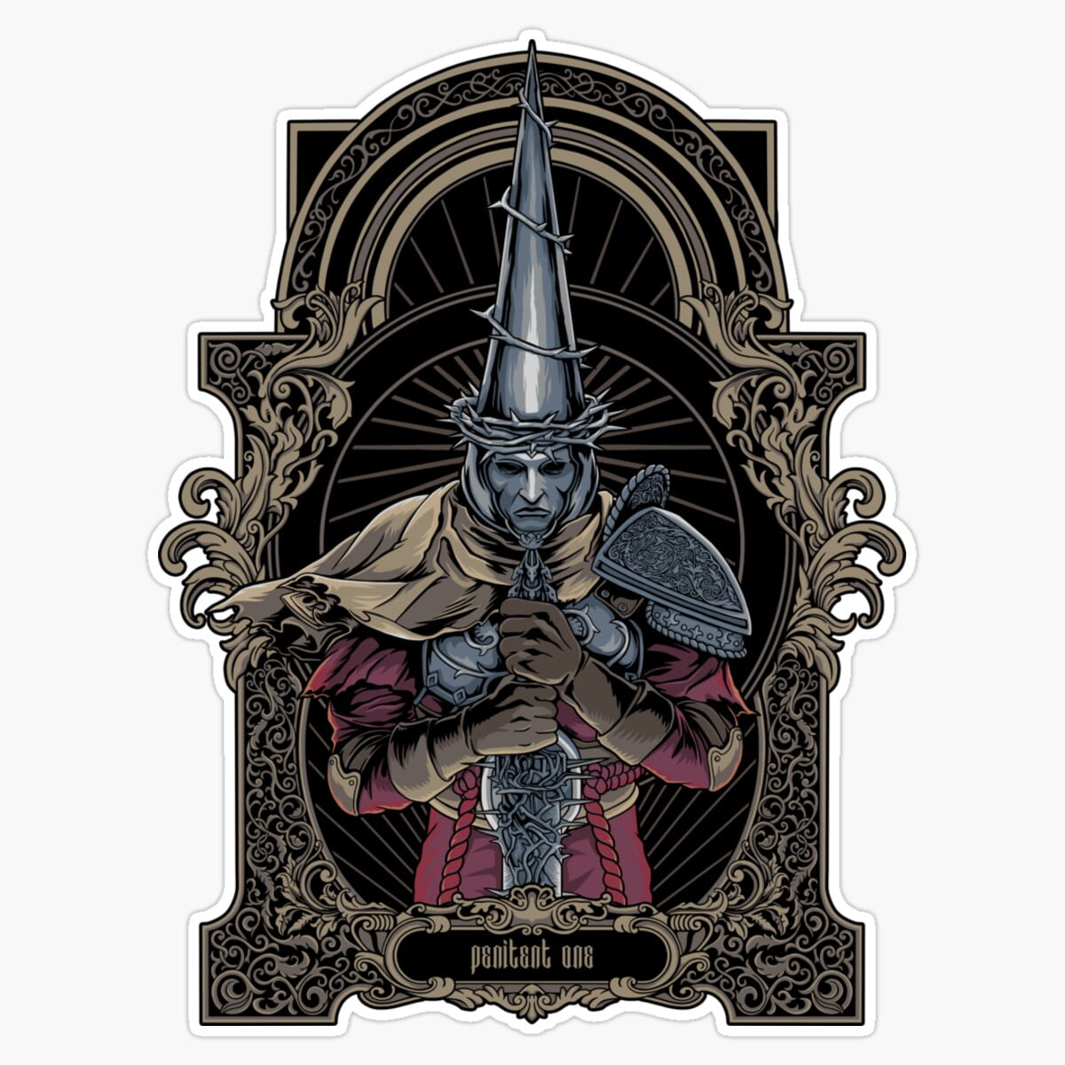 Maneki Penitent One Er, Phone Decal Water Bottle Stickers Car Decals ...