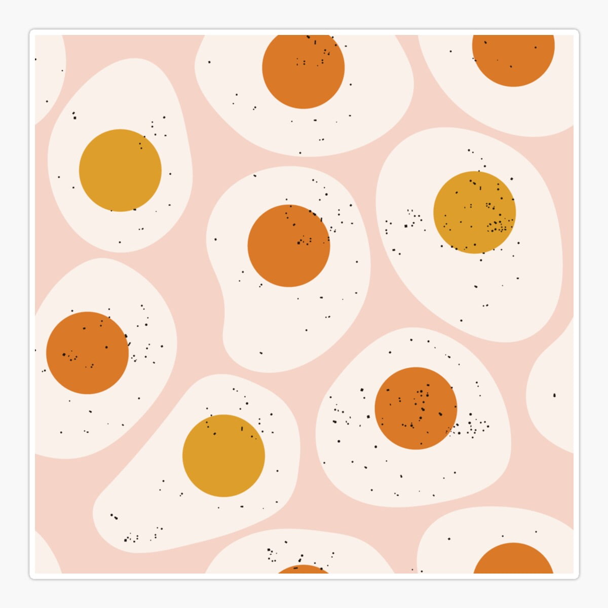 Maneki Peppered Eggs Sticker, Phone Decal Water Bottle Stickers Car ...