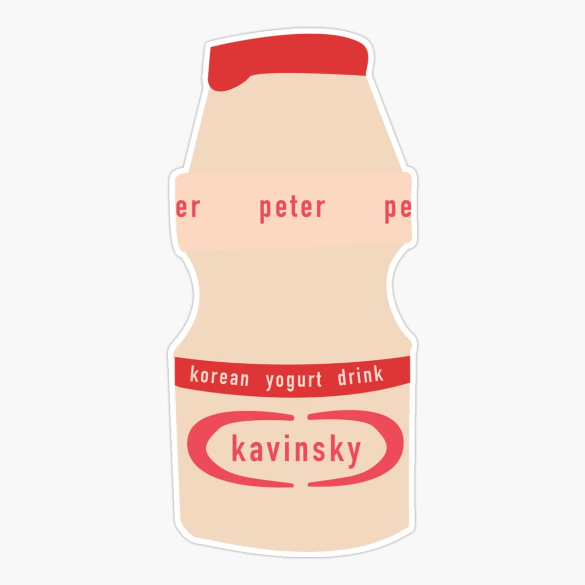 Maneki Peter Kavinsky Korean Yogurt Drink Er, Phone Decal Water Bottle ...