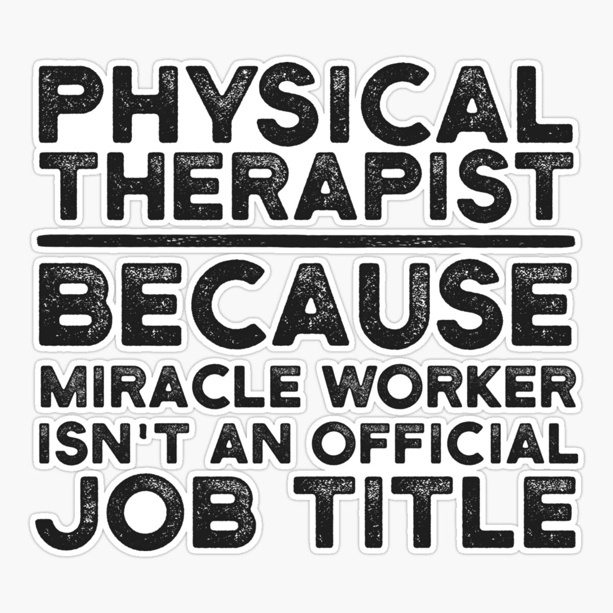Maneki Physical Therapist Because Miracle Worker Isn'T An Official Job ...