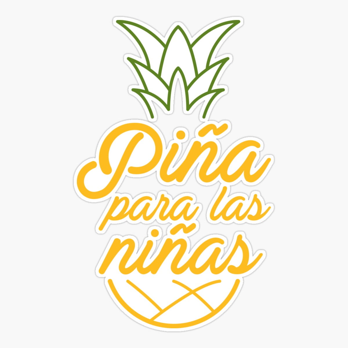 Maneki Piña Para Las Niñas Er, Phone Decal Water Bottle Stickers Car ...