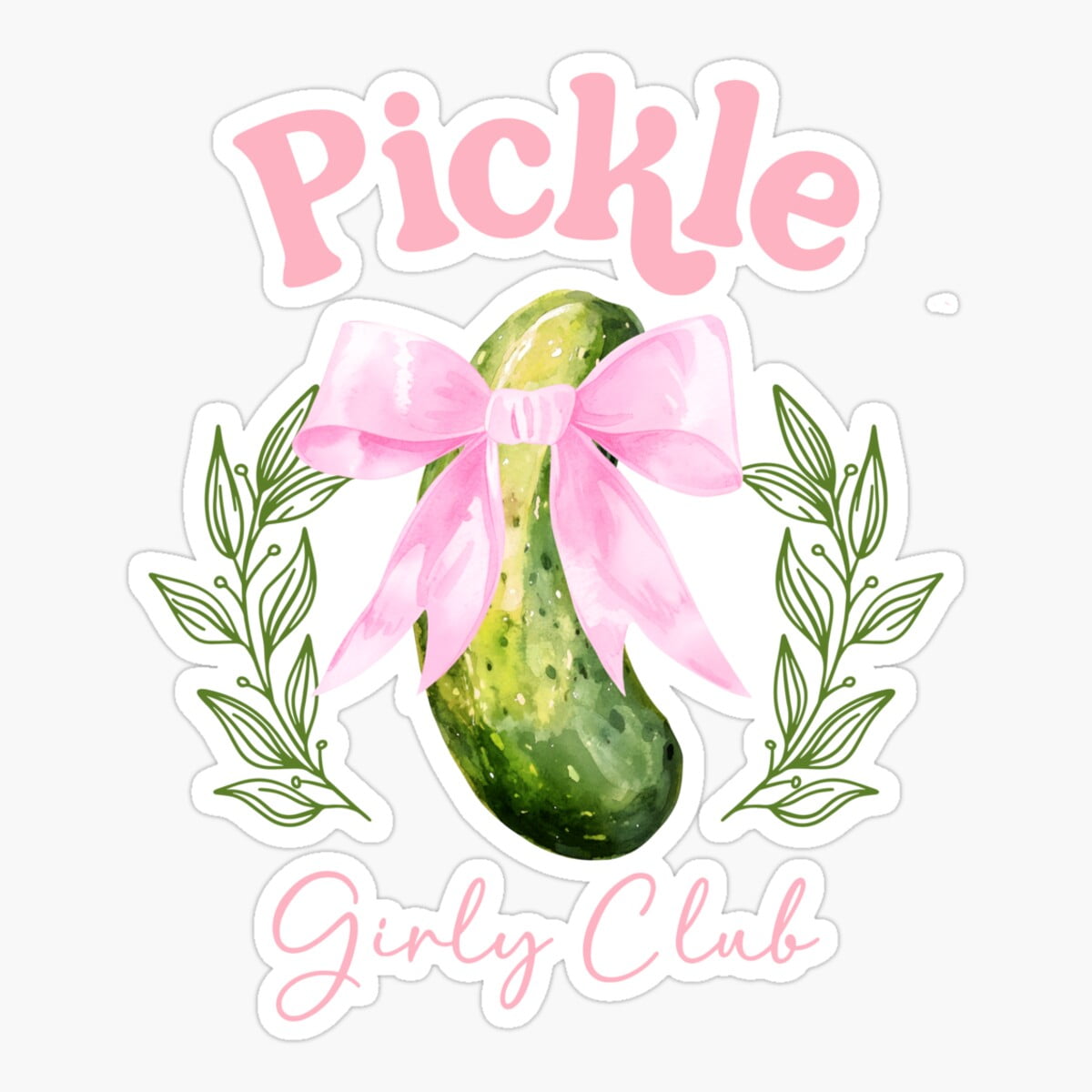 Maneki Pickle girly club er,Phone Decal Water Bottle Stickers Car ...