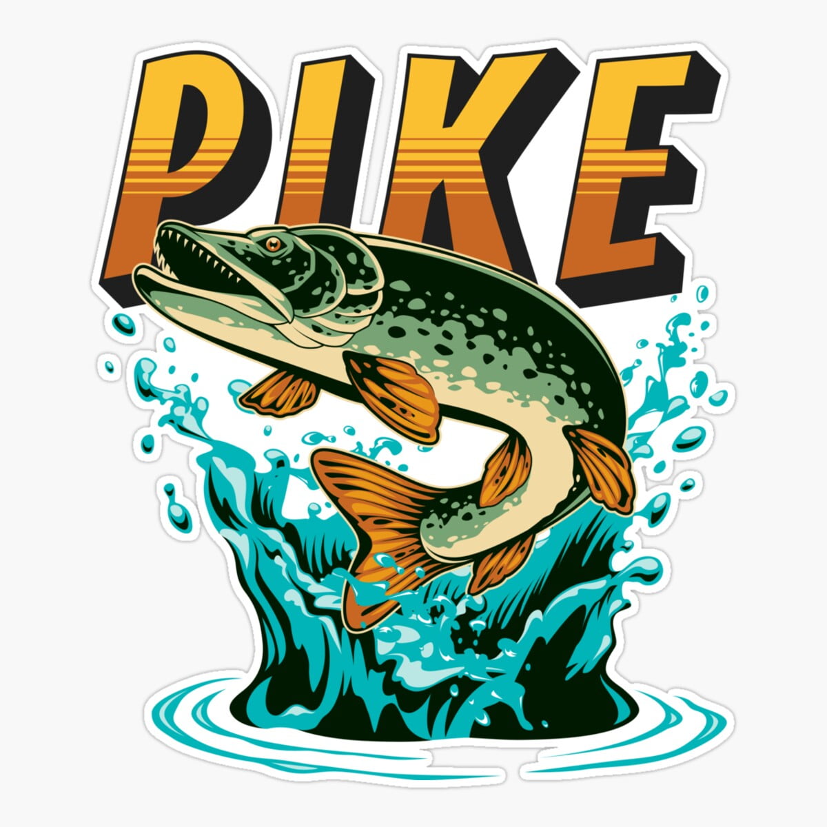 Maneki Pike Unny Northern Pike Ishing Hunter Angler Isherman Er, Phone ...