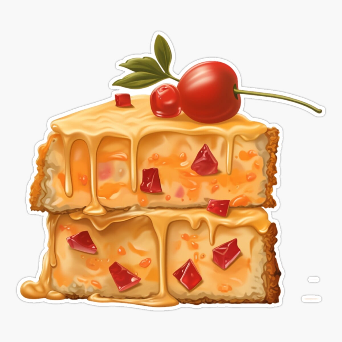 Maneki Pimento Cheese Sandwich Ood Sticker, Phone Decal Water Bottle ...