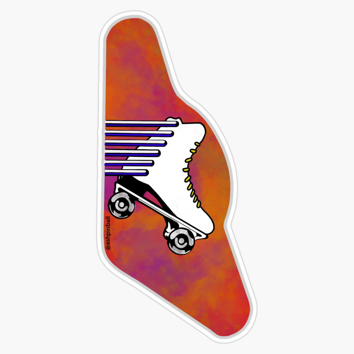 Maneki Pinball Sling Art - Rollergames! Er, Phone Decal Water Bottle ...