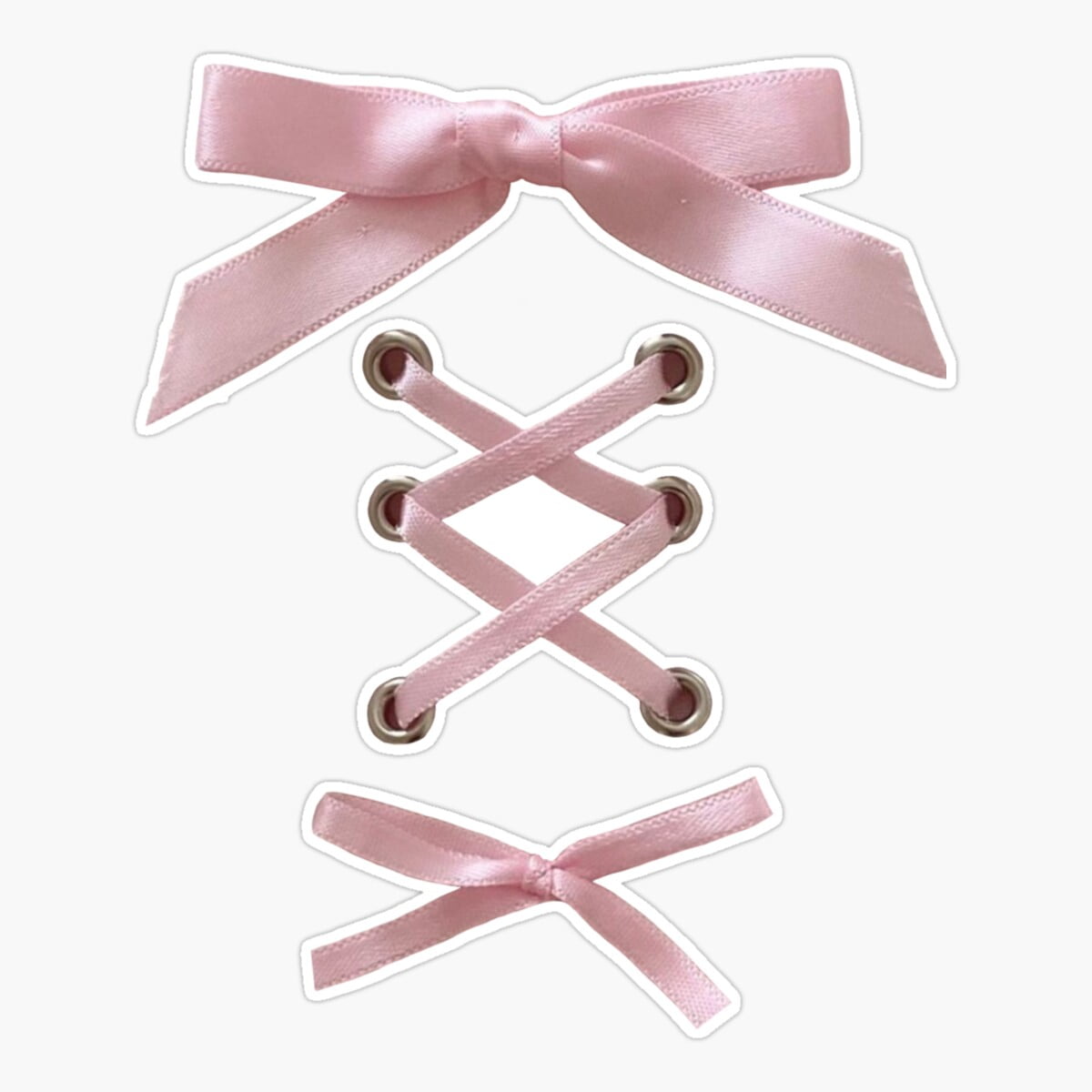 Maneki Pink Ribbon Corset Er, Phone Decal Water Bottle Stickers Car ...