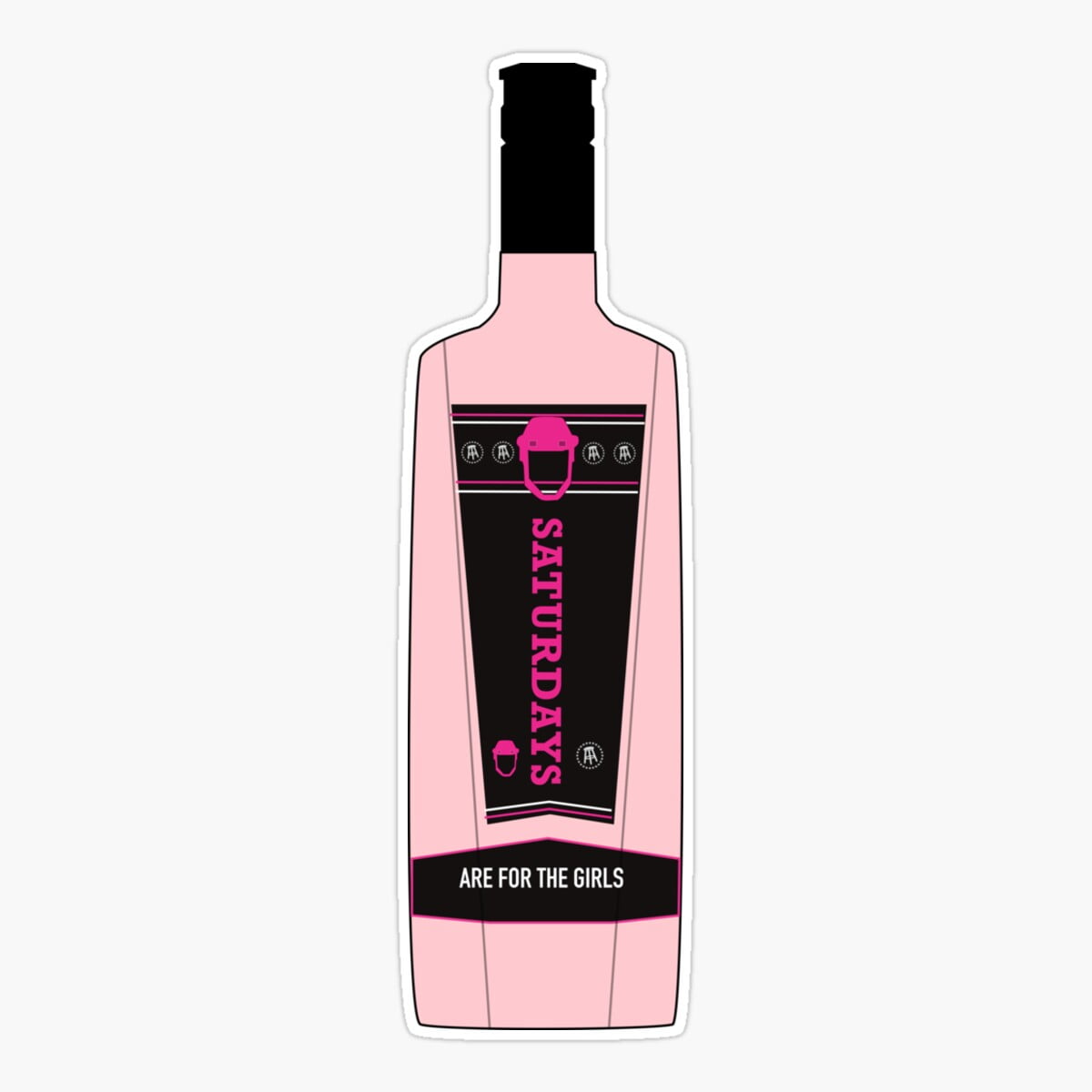 Maneki Pink Whitney Saturdays Er, Phone Decal Water Bottle Stickers Car ...