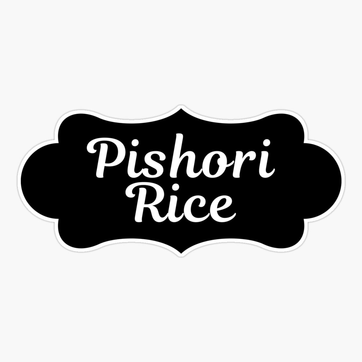 Maneki Pishori Rice Pantry Organisation Sticker - Ind Your Thing ...